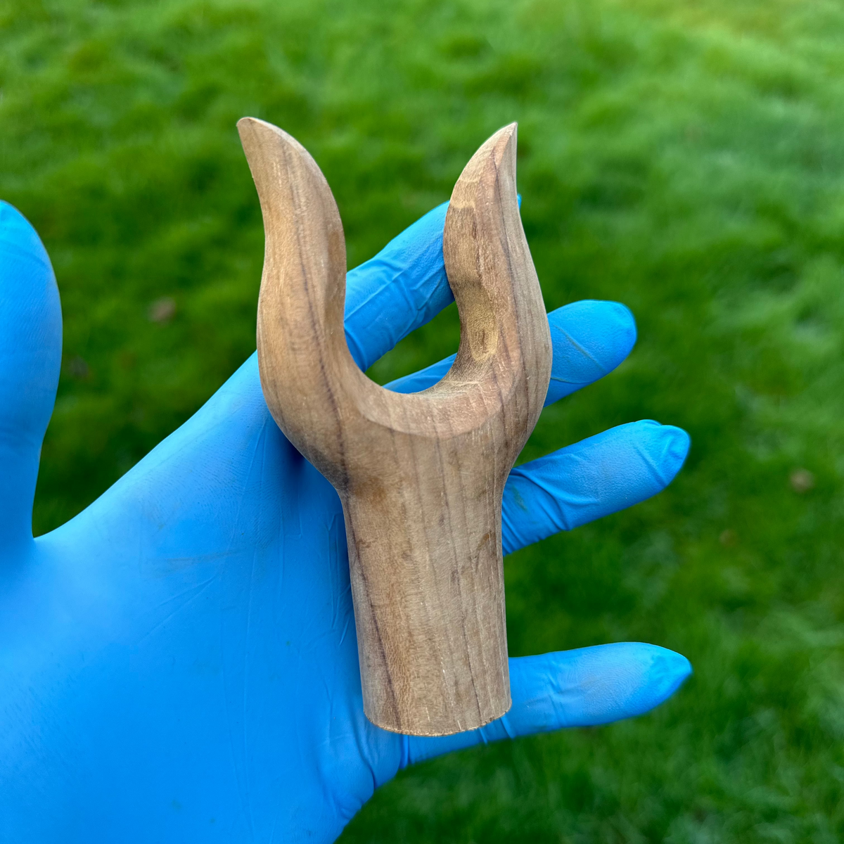 Wooden Walking Stick Handle Y Shape – John Shooter