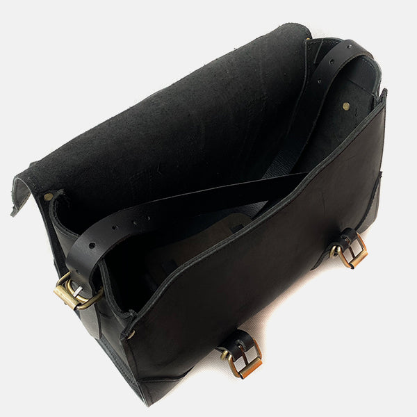 Bridle Black Leather Shotgun Cartridge Magazine Bag – John Shooter
