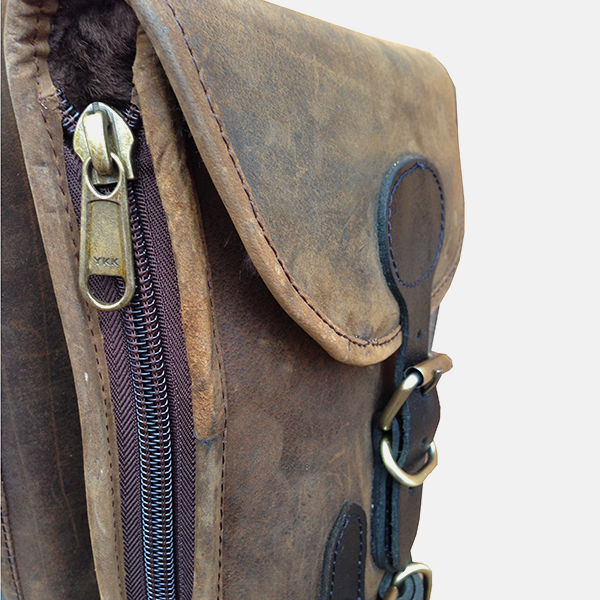 Double Shotgun Slip Distressed Leather – John Shooter