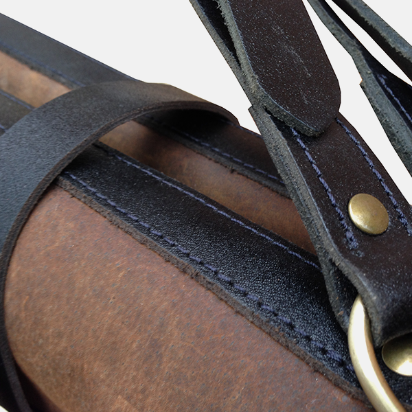 Double Shotgun Slip Distressed Leather – John Shooter